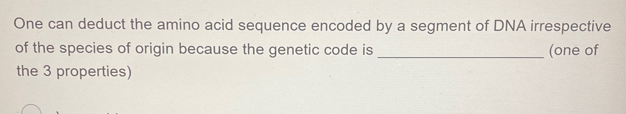 Solved One can deduct the amino acid sequence encoded by a | Chegg.com