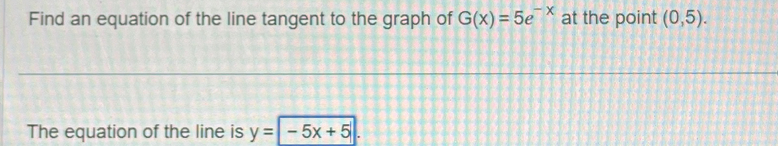 Solved Find an equation of the line tangent to the graph of | Chegg.com