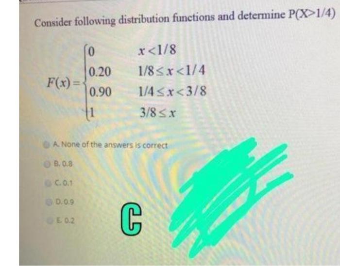Solved Consider following distribution functions and | Chegg.com Solved Consider following distribution functions and | Chegg.com