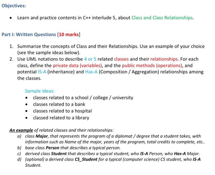 Solved - Learn and practice contents in C++ interlude 5, | Chegg.com
