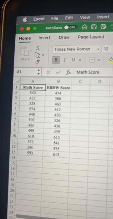 Solved The College Board SAT college entrance exam consists | Chegg.com