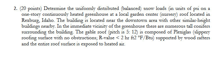 Solved 2. (20 ﻿points) ﻿Determine the uniformly distributed | Chegg.com