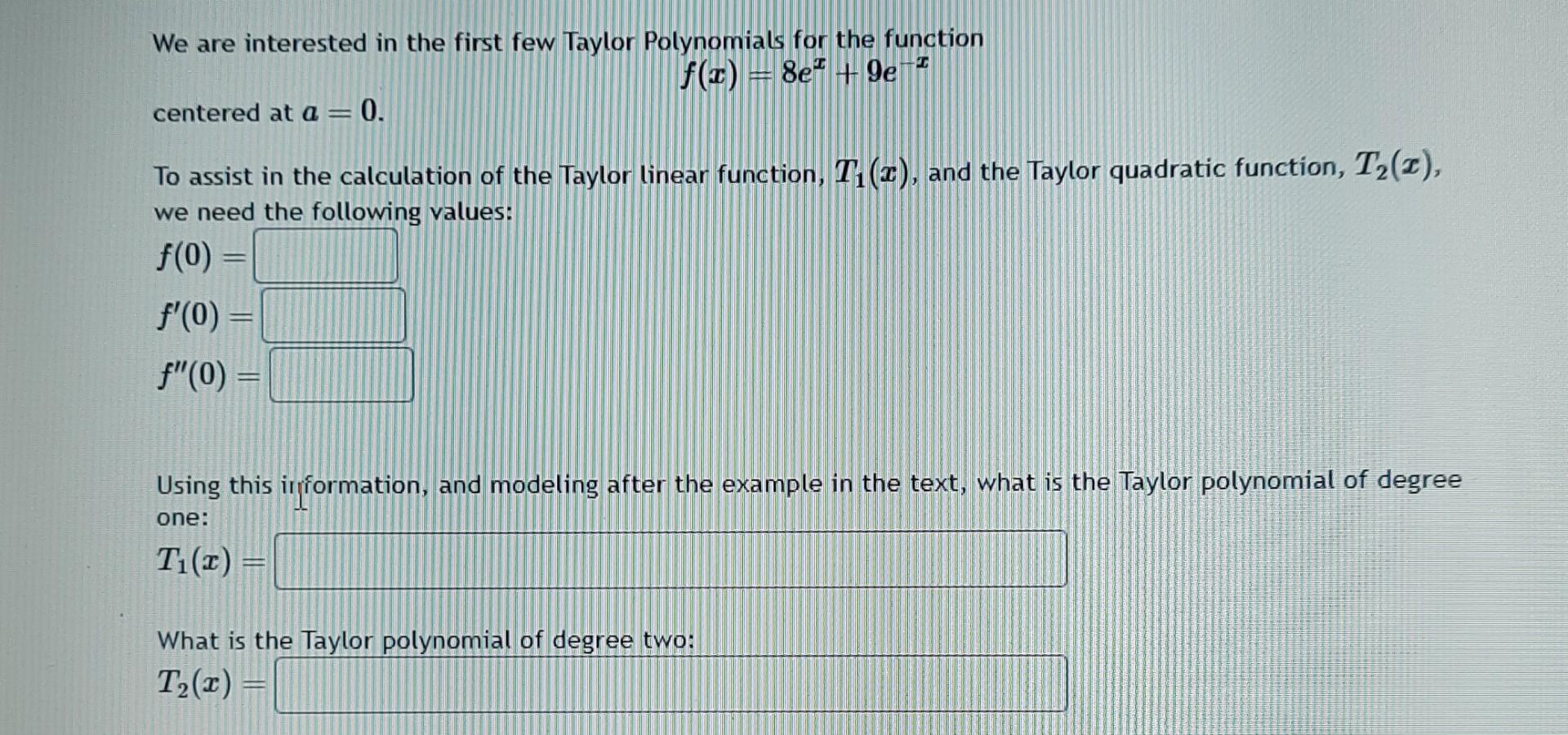 Solved ies of the function f(x)=4x2e−1 f(x)=∑n=0∞cnxnFind | Chegg.com
