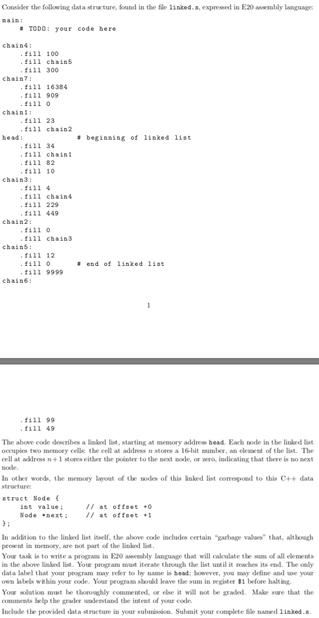 Solved Consider the following data structure, found in the | Chegg.com Solved Consider the following data structure, found in the | Chegg.com