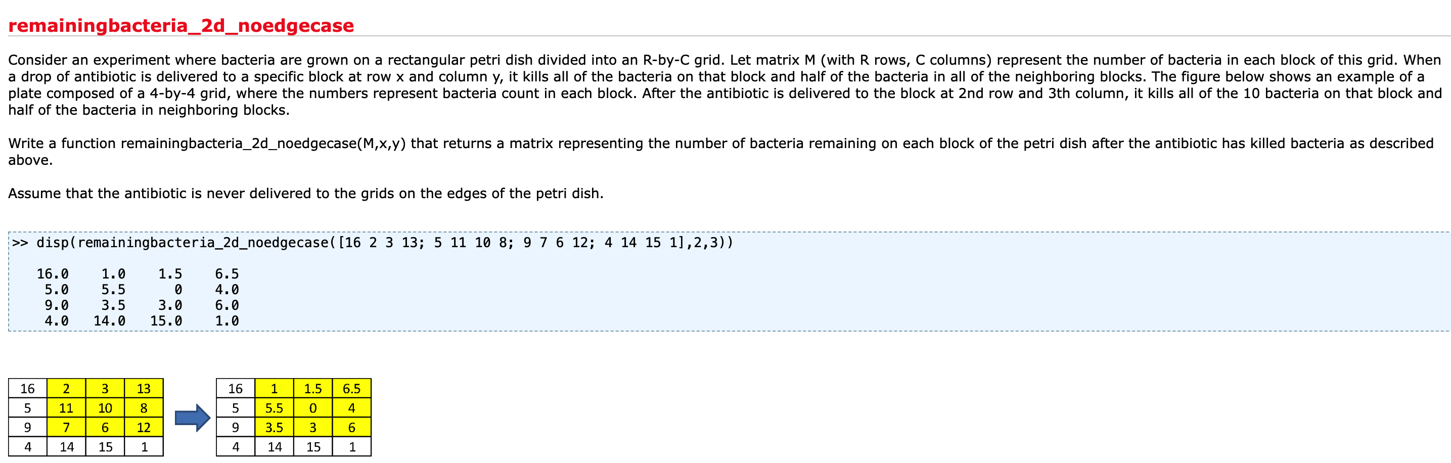 Solved remainingbacteria_2d_noedgecaseSolve without using | Chegg.com