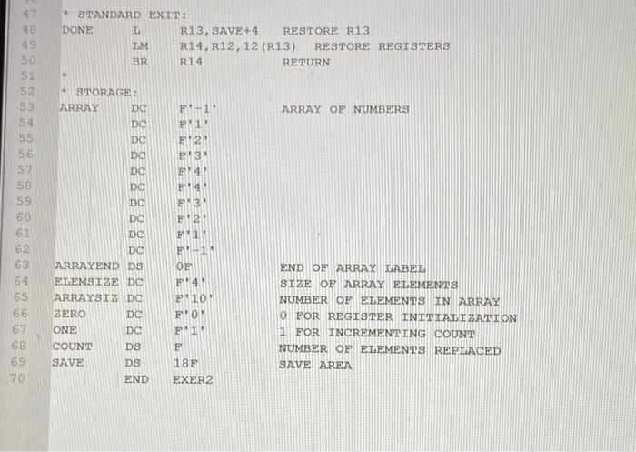 Solved I need help with the following assembler lanuage | Chegg.com