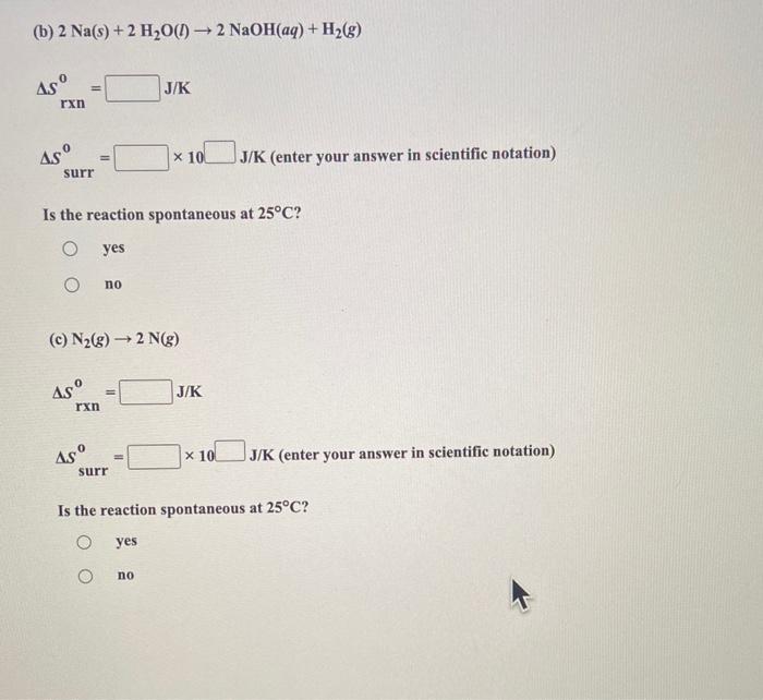Using data from the appendix, calculate ΔSrxn 0 and | Chegg.com