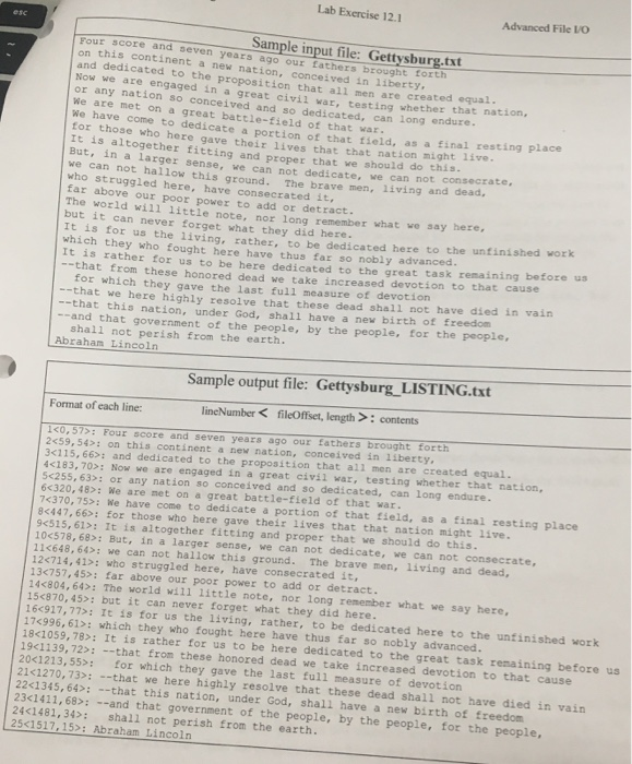 Solved Programming Exercise Be sure that you read and | Chegg.com