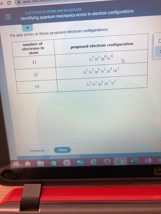 Solved e www-awnders.UNTUJU ELECTRONS IN ATOMS AND MOLECULES | Chegg.com
