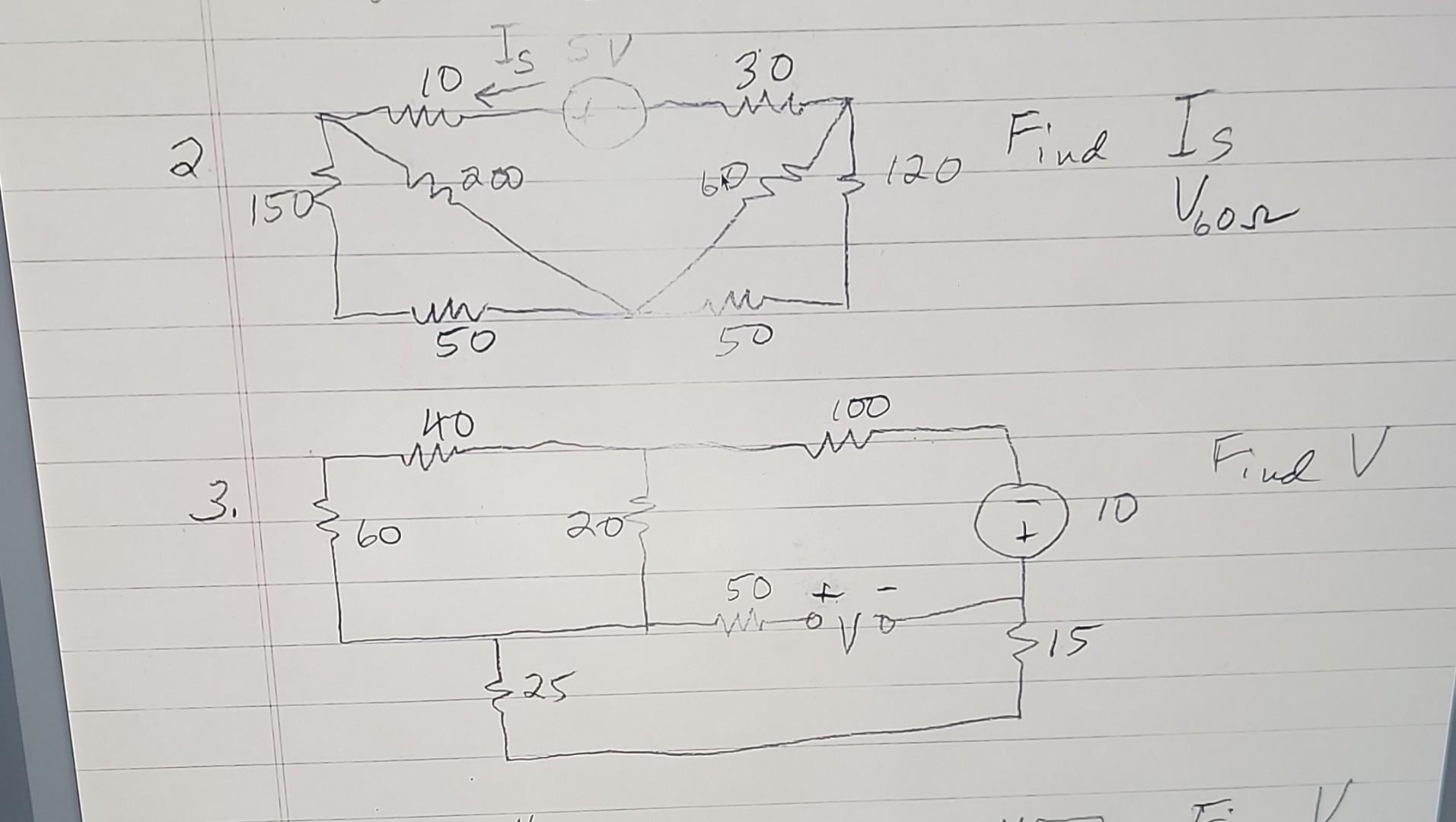 Solved please solve using voltage divider or current divider | Chegg.com