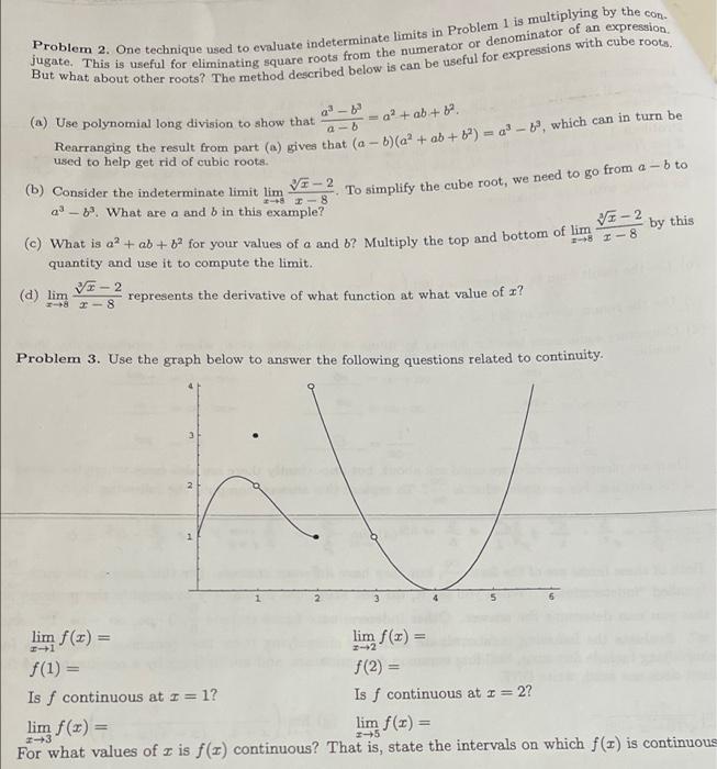 Solved expression Problem 2. One technique used to evaluate | Chegg.com