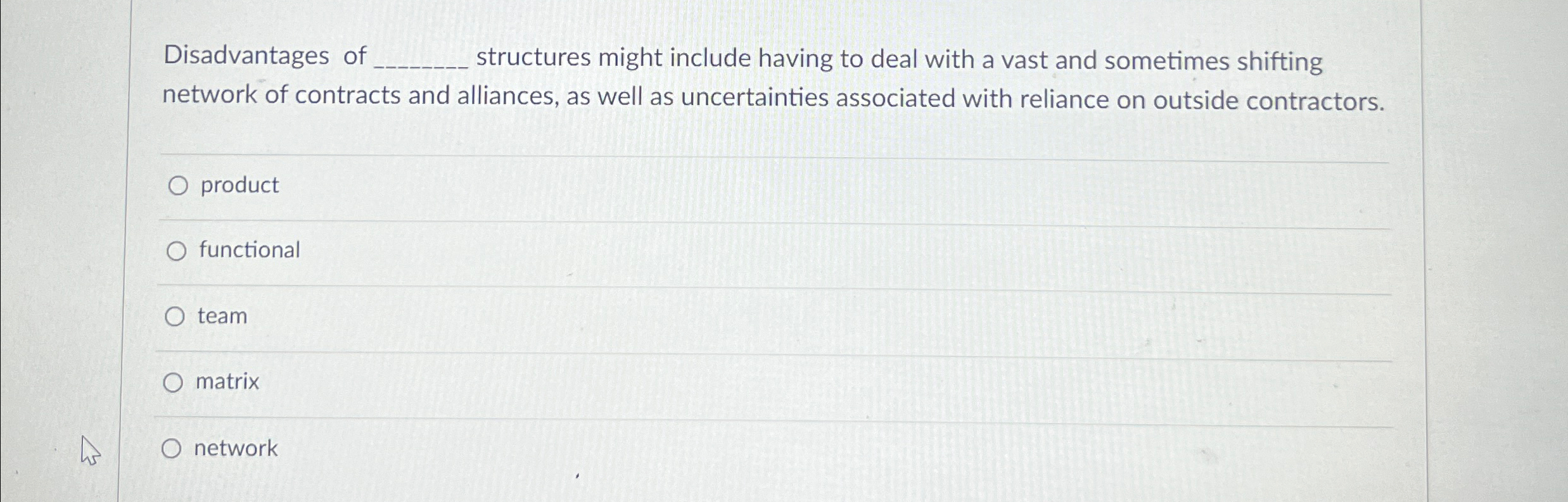 Solved Disadvantages of structures might include having to | Chegg.com