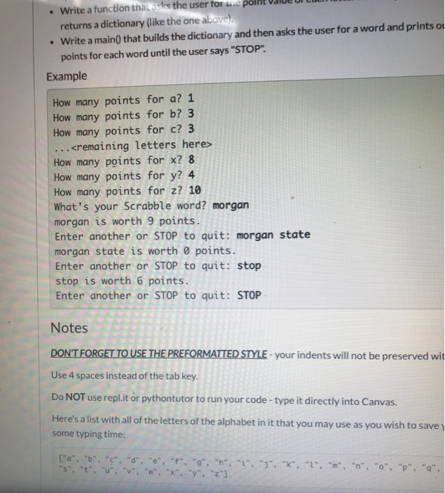 Solved Background In the game of Scrabble, each letter is | Chegg.com