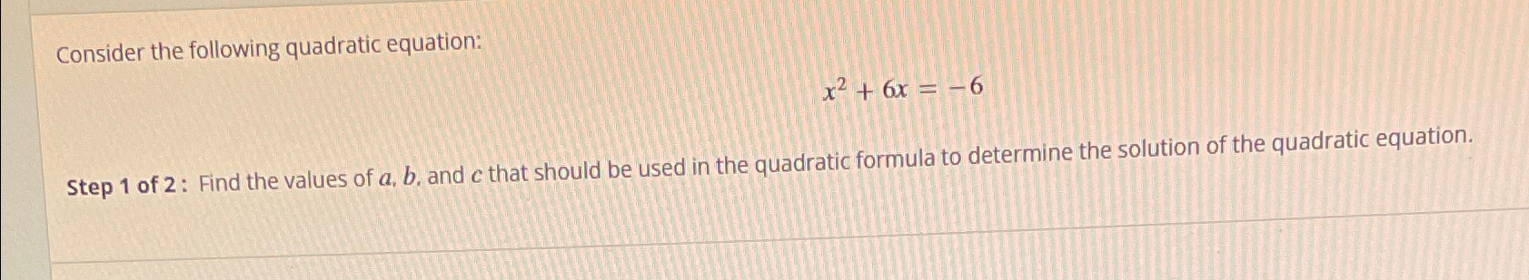 Solved Consider the following quadratic | Chegg.com