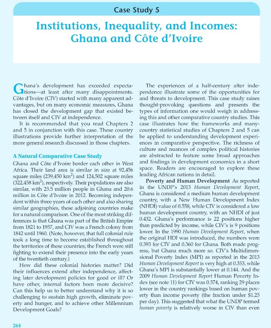 Solved Case Study 5 Institutions, Inequality, and Incomes: | Chegg.com