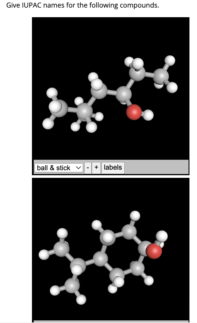 Solved Give IUPAC names for the following compounds. | Chegg.com