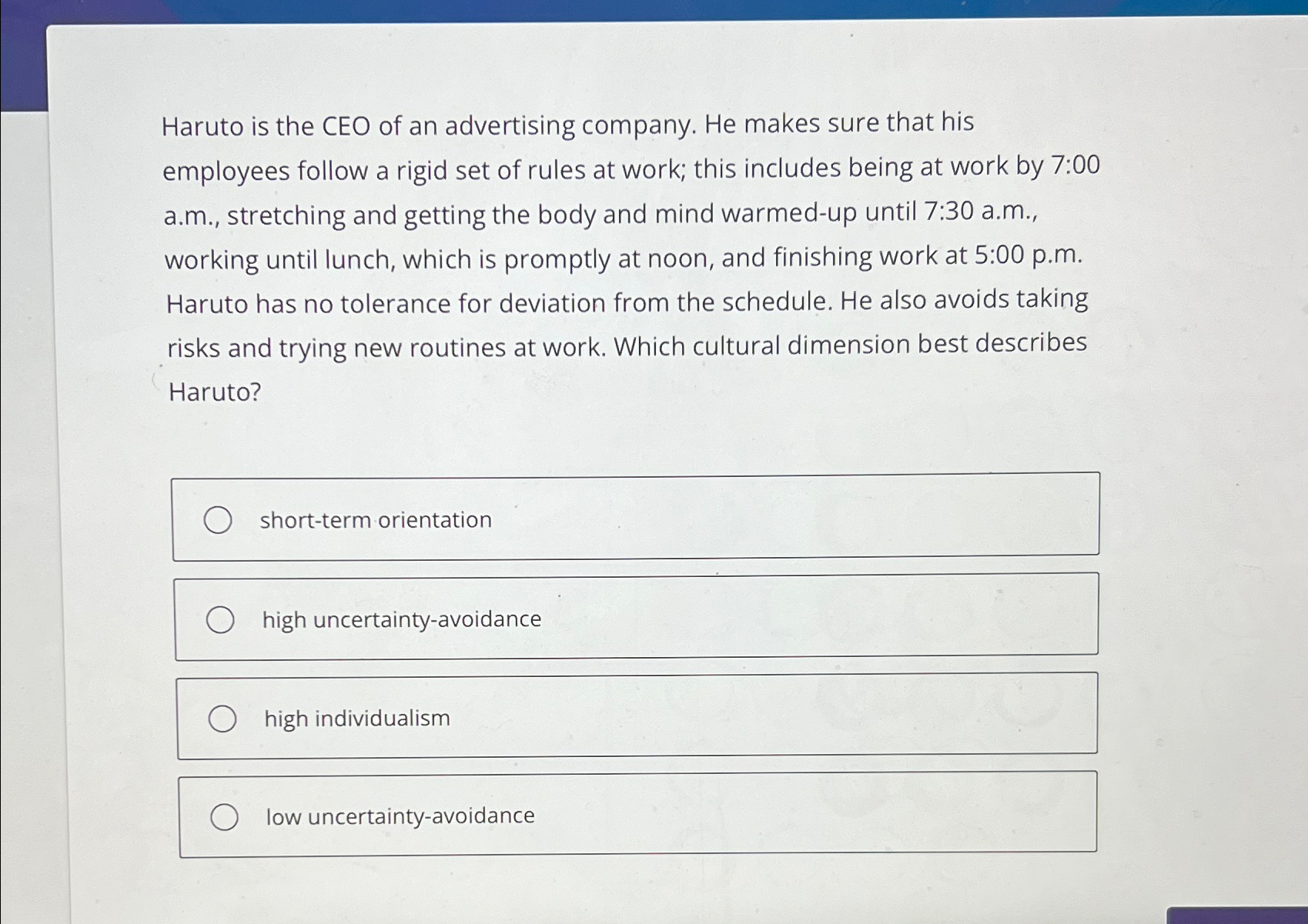 Solved Haruto is the CEO of an advertising company. He makes | Chegg.com