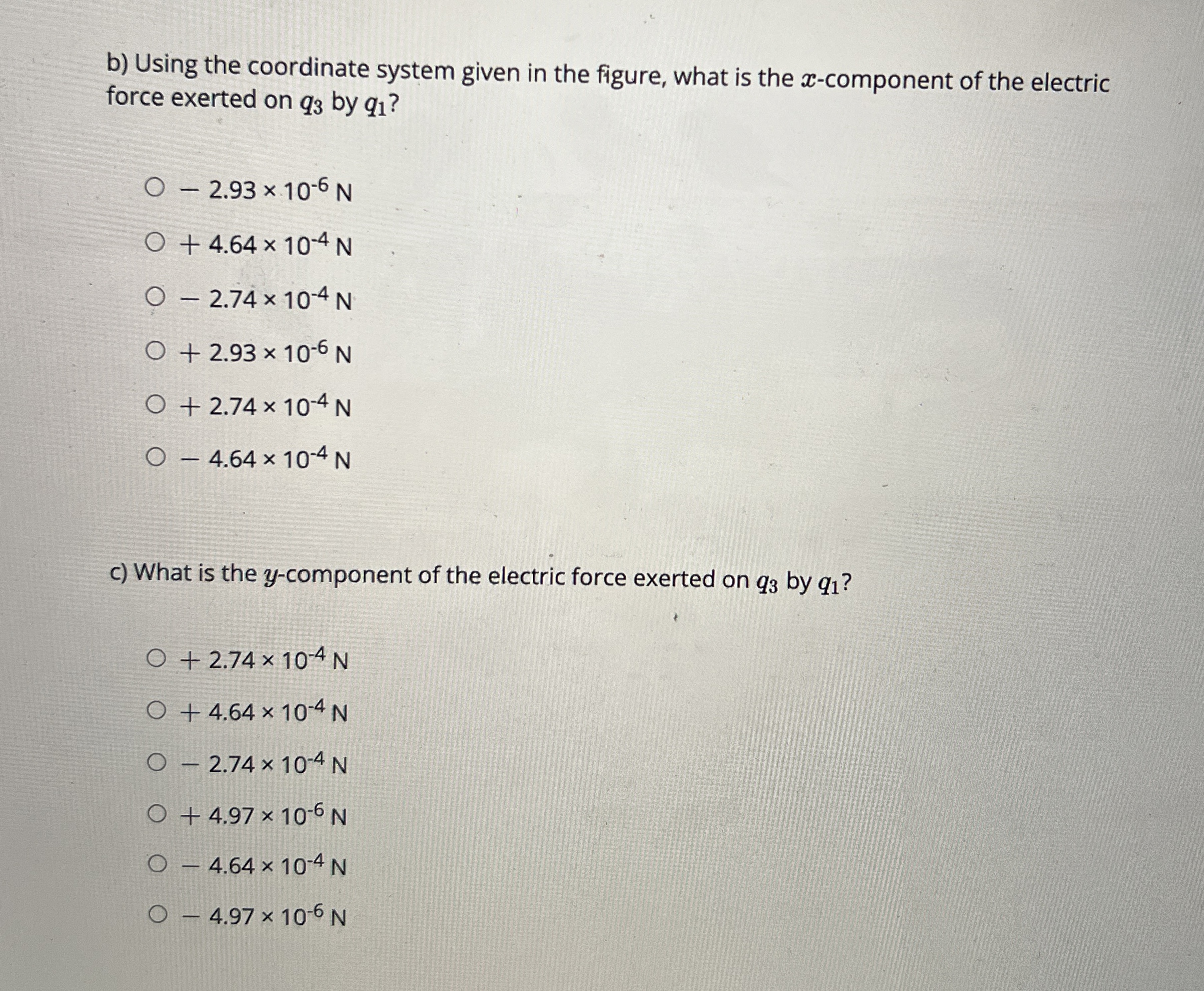 Solved Three charges are fixed in the xy ﻿plane as shown in | Chegg.com