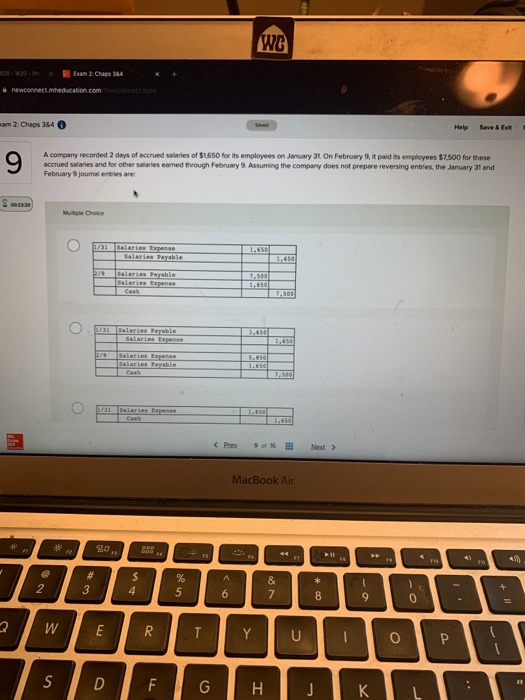 Solved WO 320 W20. Eran Ch 384 newconnect. meducation.com am | Chegg.com