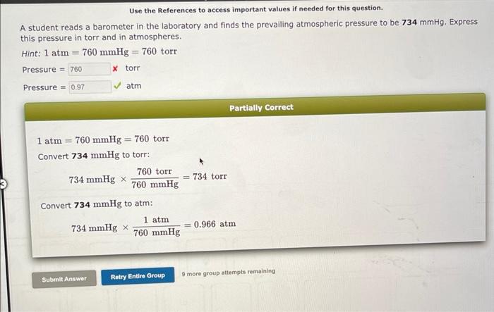 Solved If Torr and mmHg equivalent? how is this the correct | Chegg.com