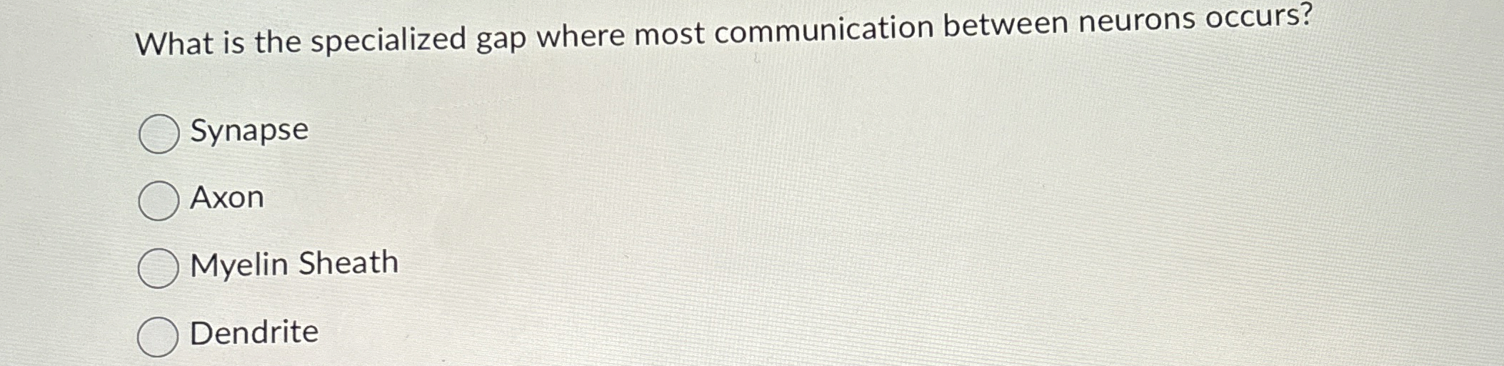 Solved What is the specialized gap where most communication | Chegg.com