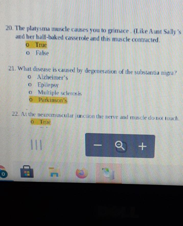 Solved 20. The platysma muscle causes you to grimace (like | Chegg.com
