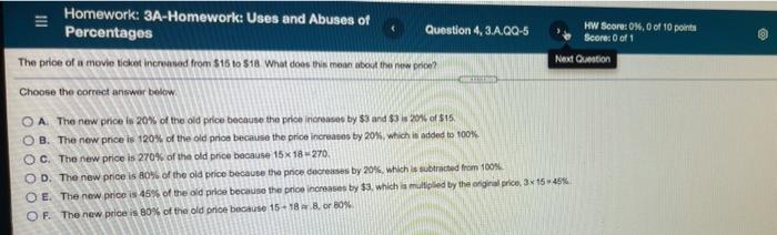 Solved III Homework: 3A-Homework: Uses and Abuses of | Chegg.com
