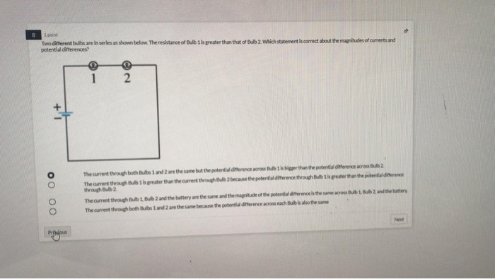 Solved Two diferent bulb wel wees as shown below the | Chegg.com