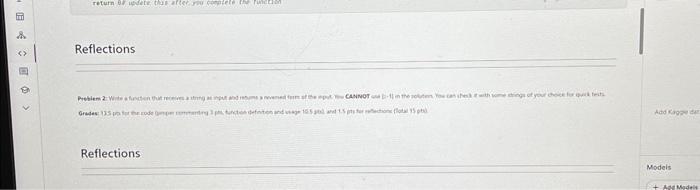 Solved Reflections Reflections Modeis | Chegg.com