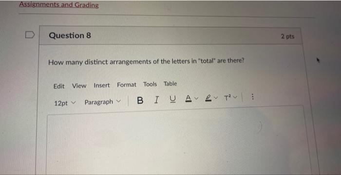 Solved How many distinct arrangements of the letters in | Chegg.com