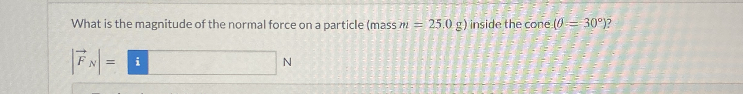 Solved What is the magnitude of the normal force on a | Chegg.com