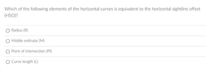 Solved Which of the following elements of the horizontal | Chegg.com
