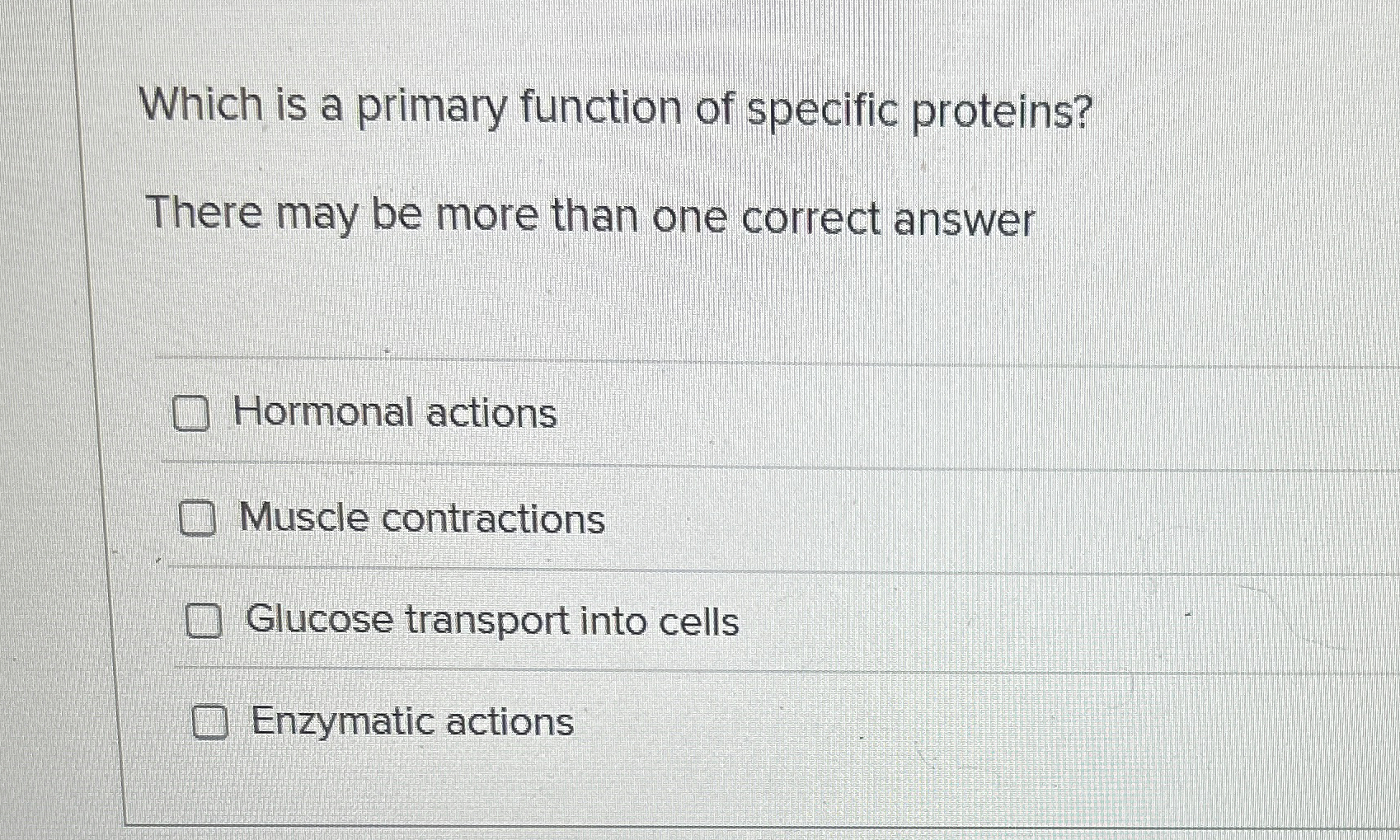 Solved Which is a primary function of specific | Chegg.com