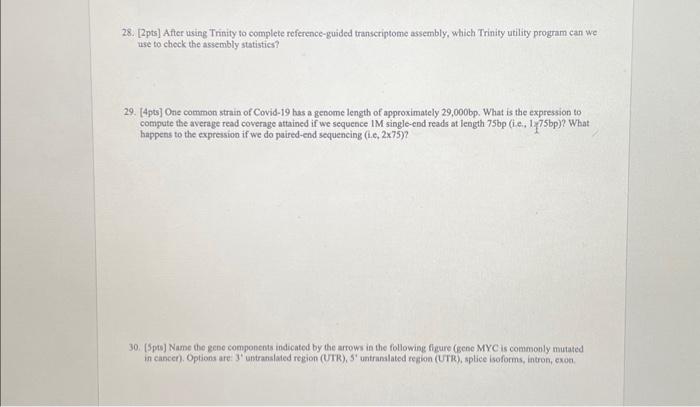 Solved 28. [2pts] After using Trisity to complete | Chegg.com