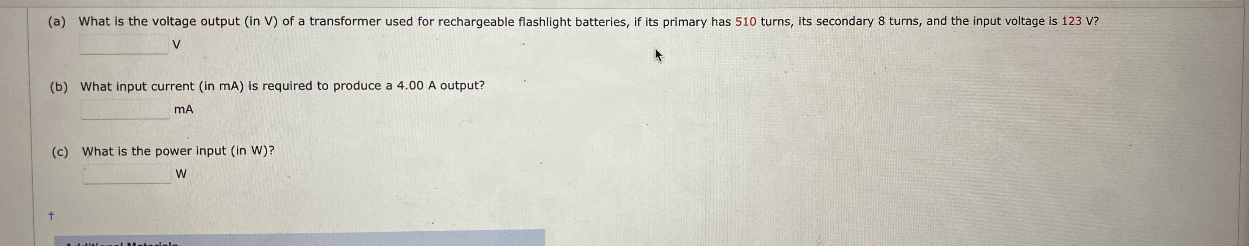 Solved v(b) ﻿What input current (in mA ) ﻿is required to | Chegg.com