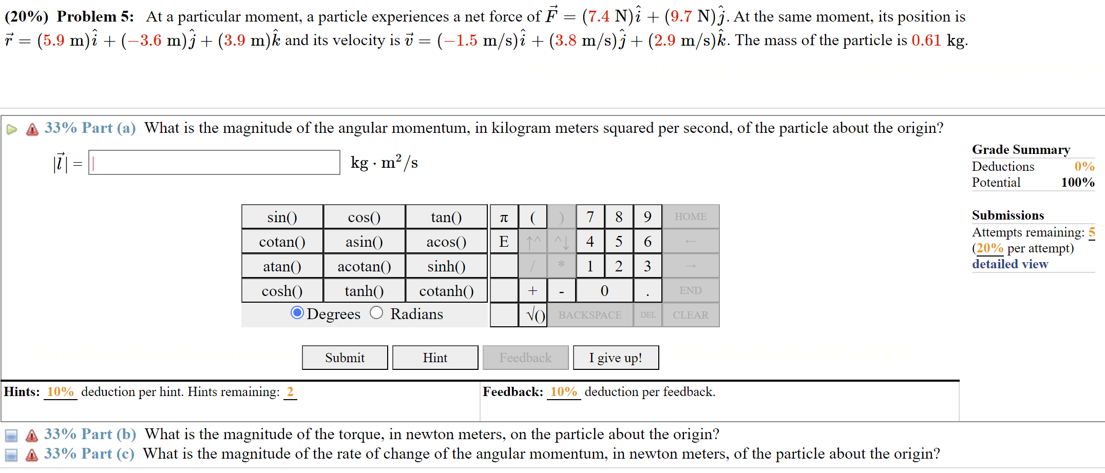Solved Please do a and b and c? | Chegg.com