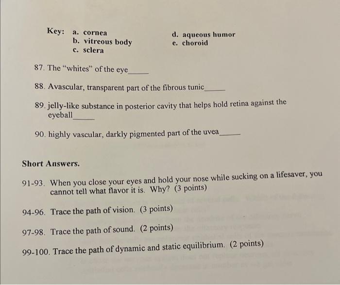 Solved 9. Which type of papillae are the largest, form an | Chegg.com