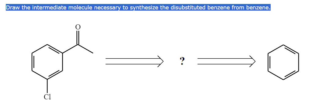 Solved Draw the intermediate molecule necessary to | Chegg.com