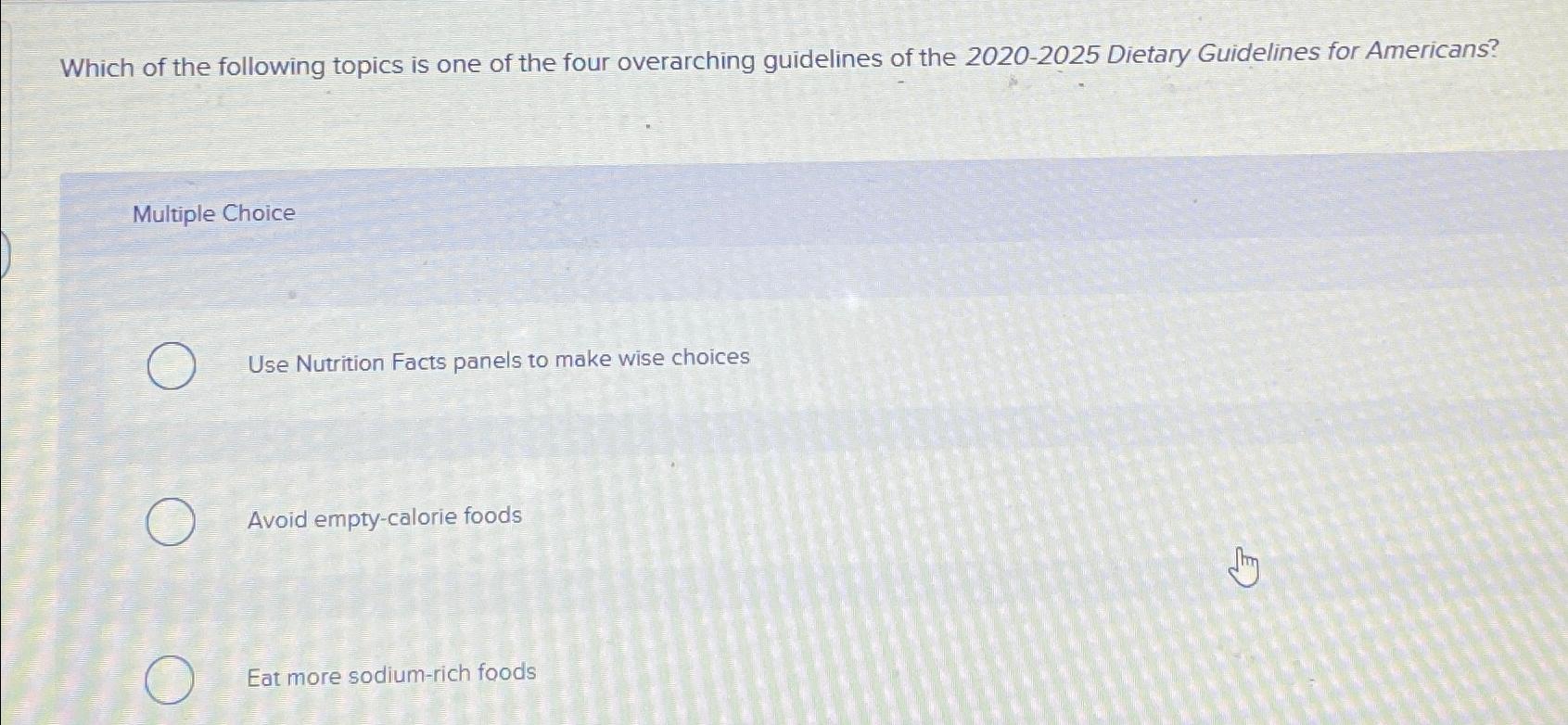 Solved Which of the following topics is one of the four | Chegg.com