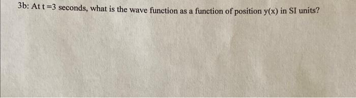 Solved 3: A traveling wave has wavenumber k= pi radians | Chegg.com