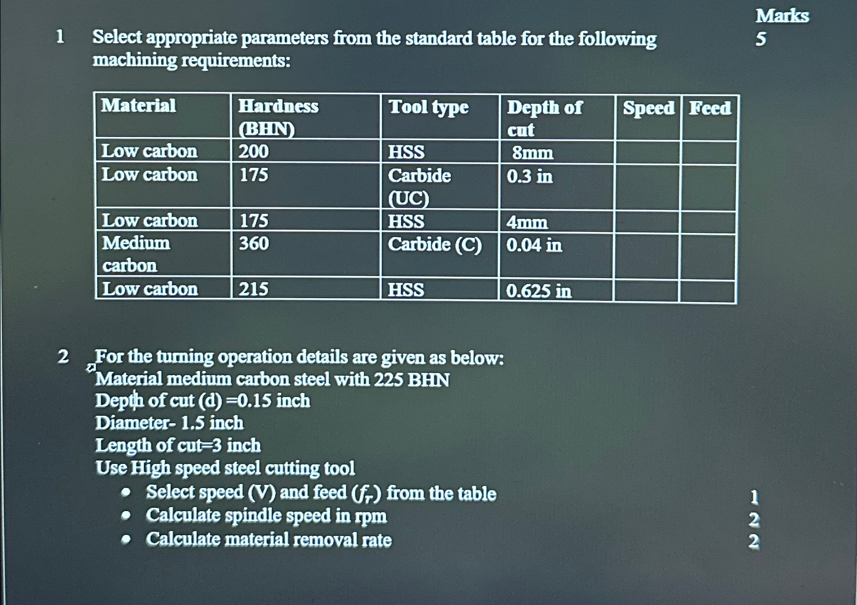 Solved 1 ﻿Select appropriate parameters from the standard | Chegg.com