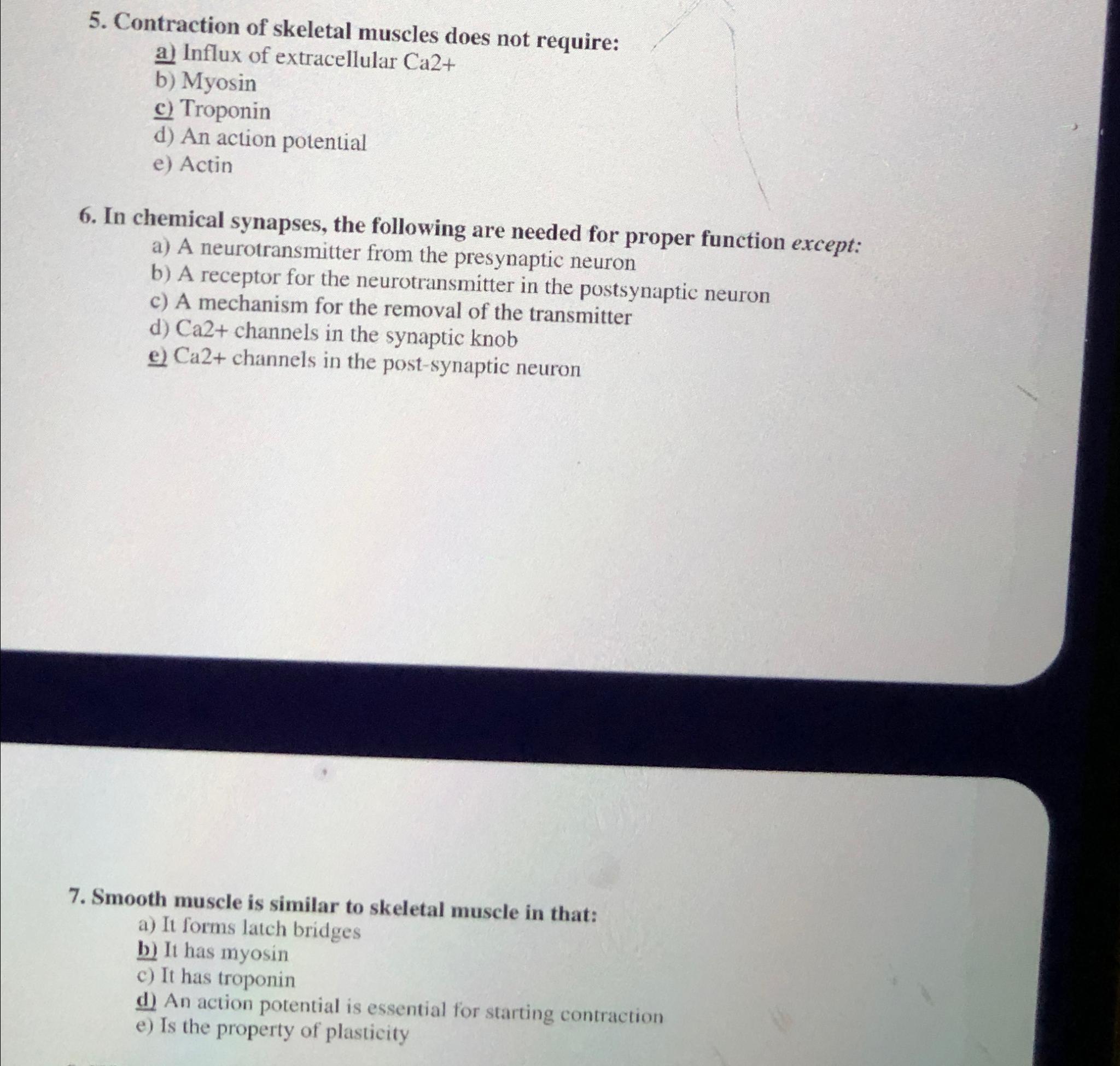 Solved 1 ﻿Contraction of skeletal muscles does not | Chegg.com