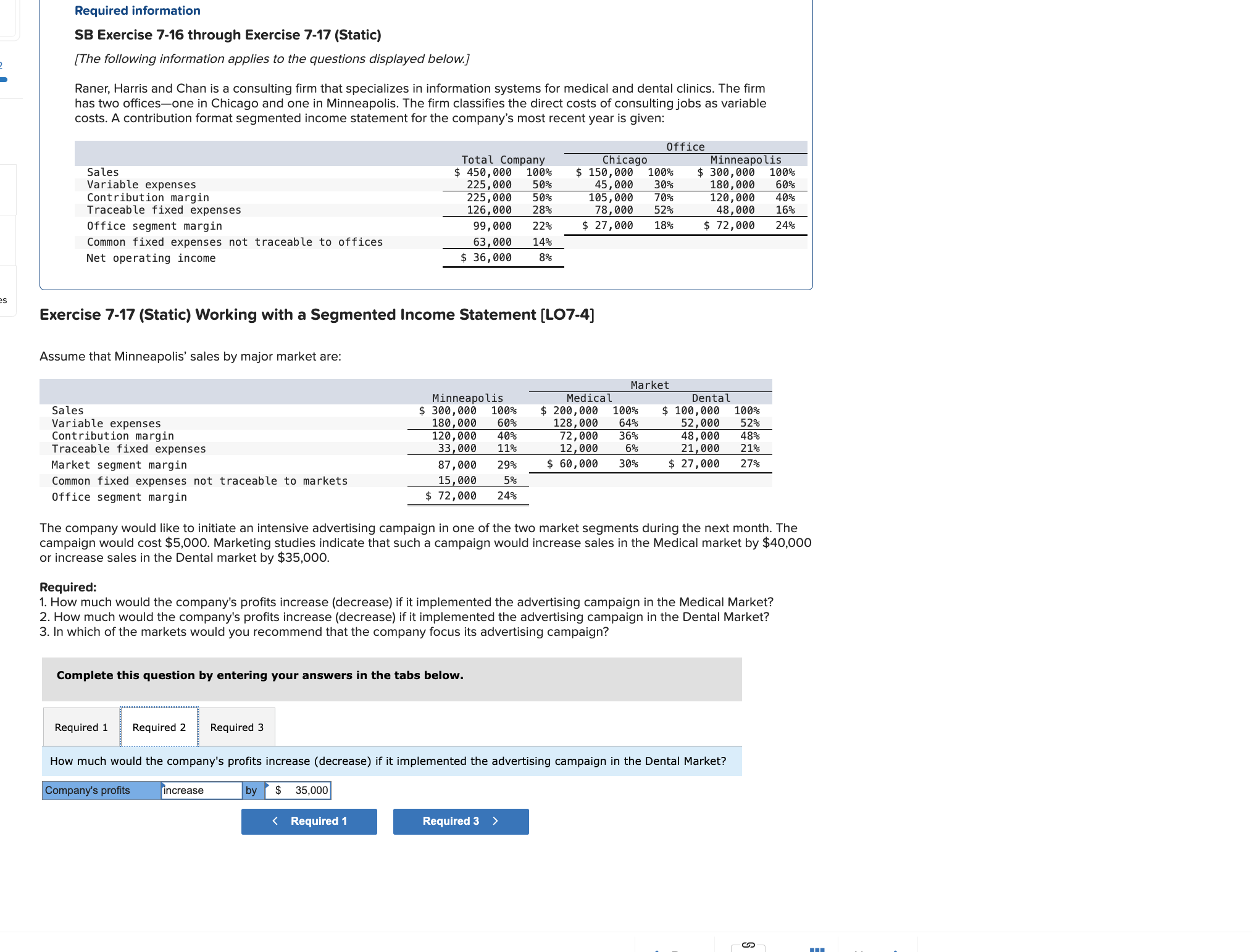 Solved Required informationSB Exercise 7-16 ﻿through | Chegg.com