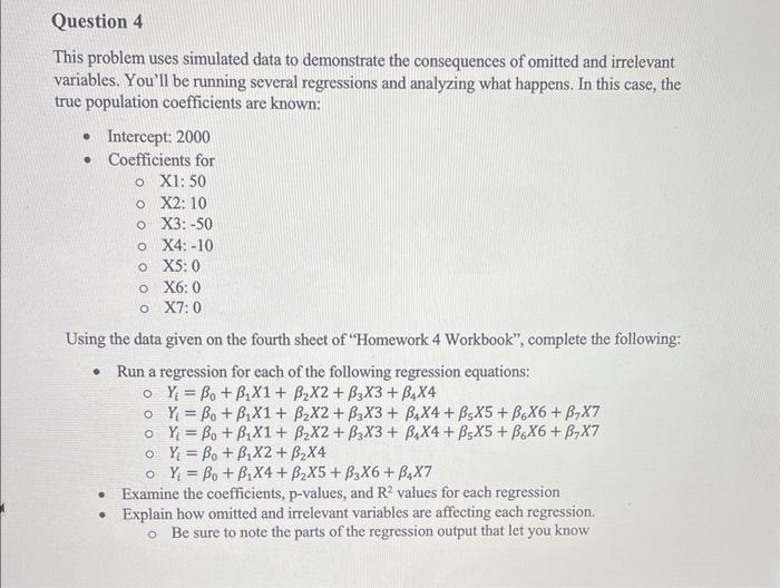 This problem uses simulated data to demonstrate the | Chegg.com