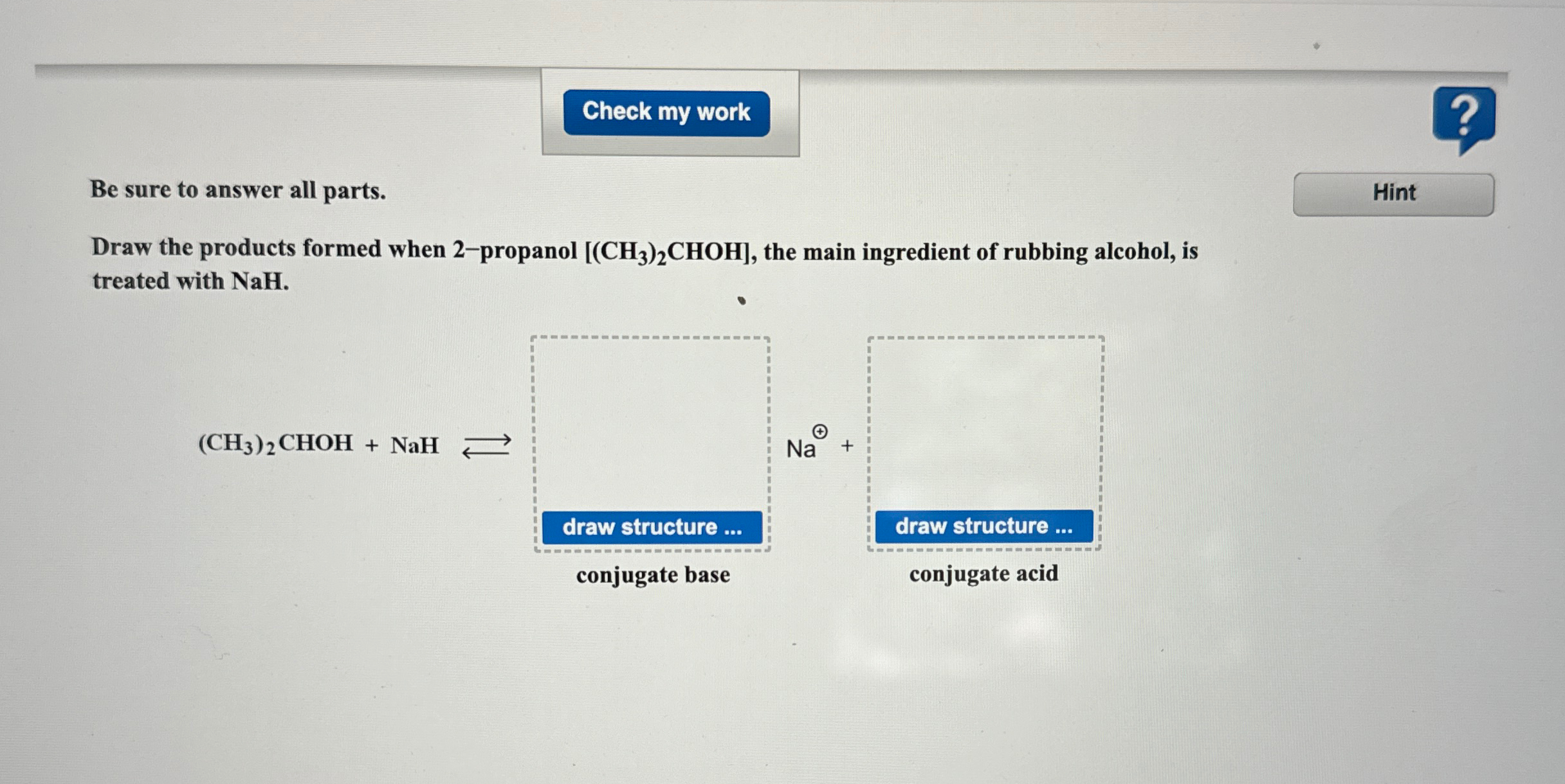 Solved Be sure to answer all parts.Draw the products formed | Chegg.com