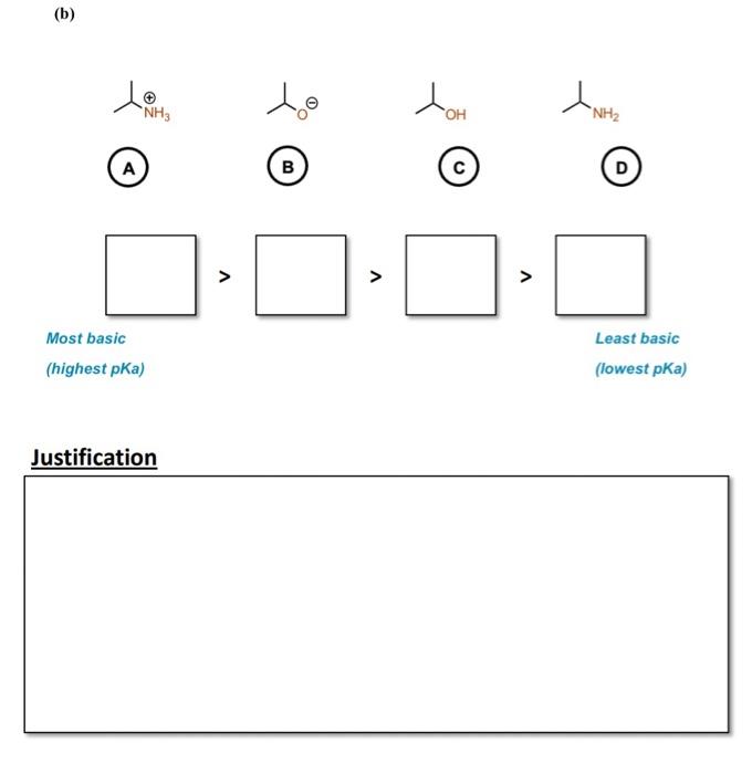 Solved 8) Rank the following sets of compounds in order of | Chegg.com