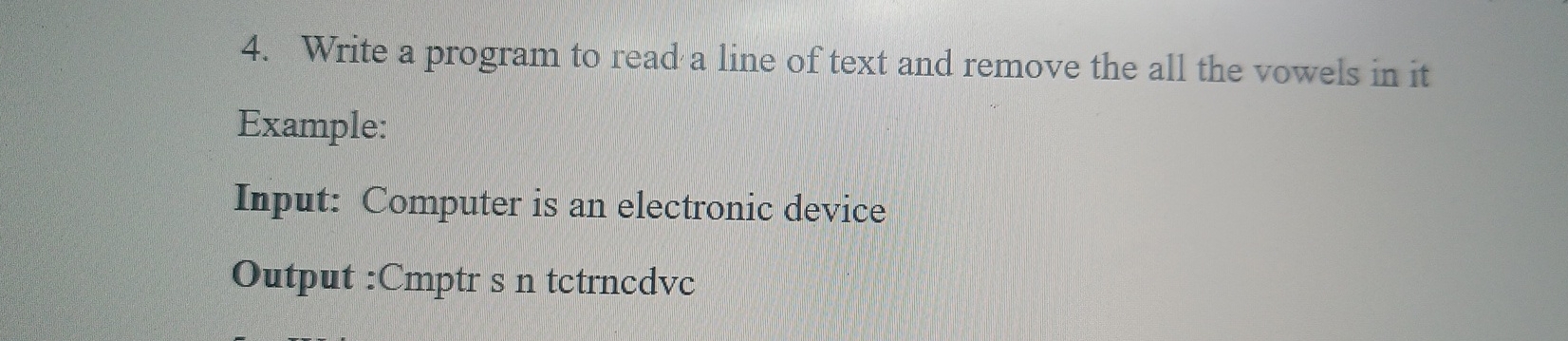 Write a program in C language to read a line of text | Chegg.com