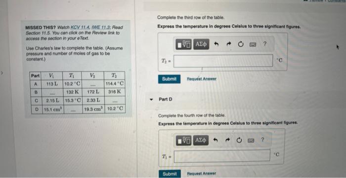 Solved Complete the first row of the table. MisseD THiS? | Chegg.com