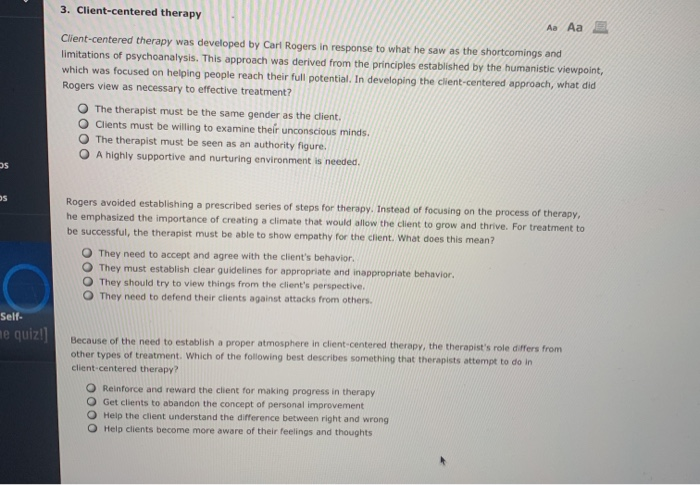 Solved 3 Client centered Therapy Client centered Therapy Chegg solved-3-client-centered-therapy-client-centered-therapy-chegg