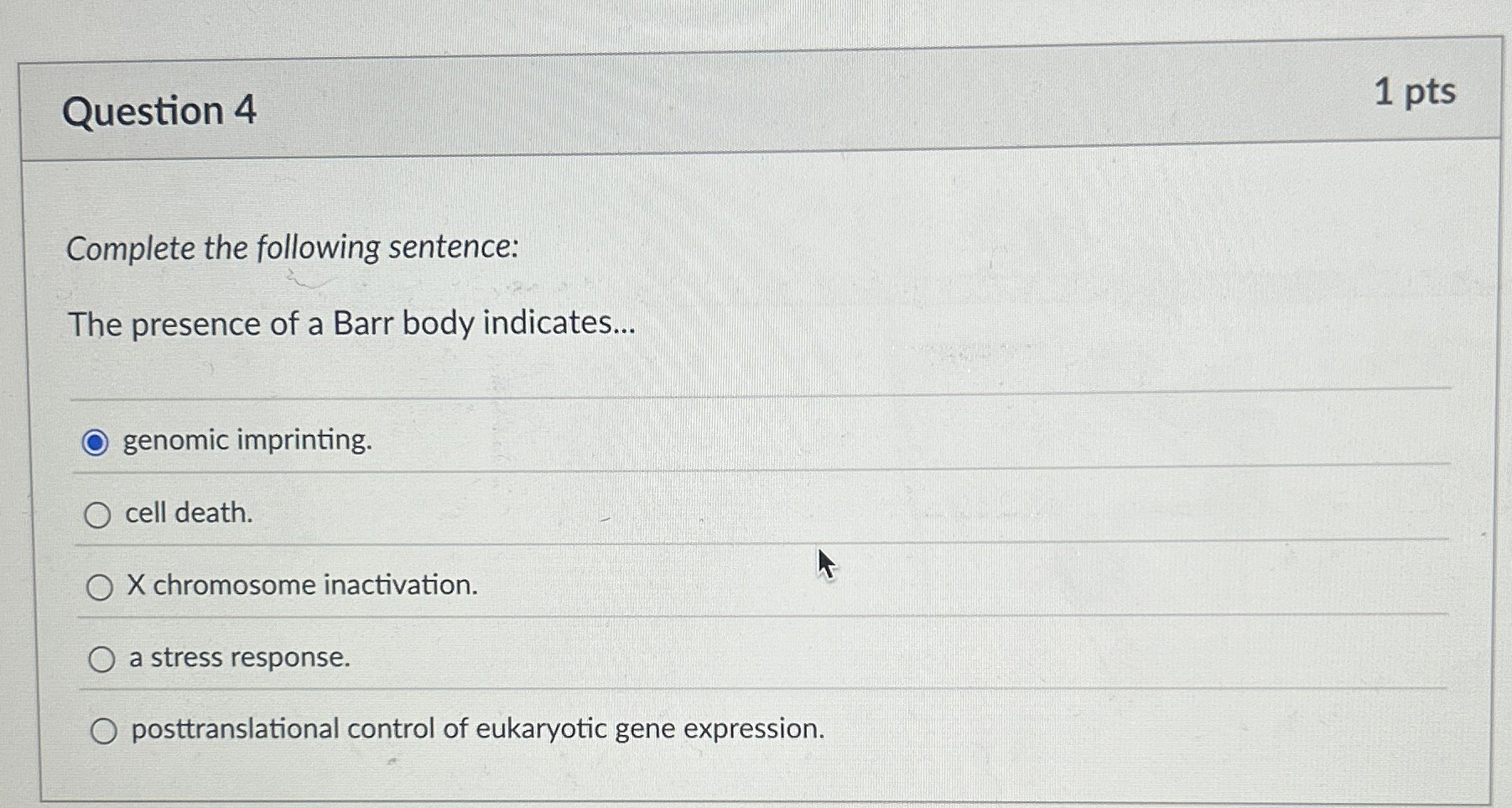 Solved Question 41 ﻿ptsComplete the following sentence:The | Chegg.com